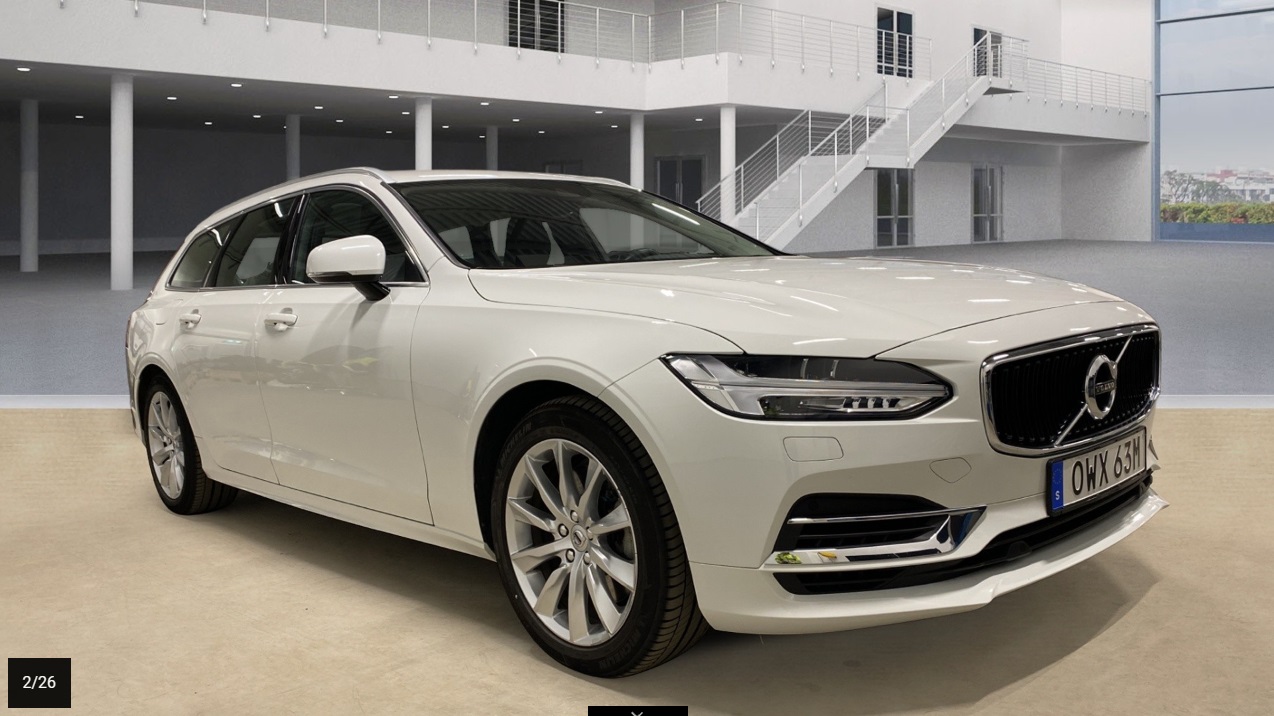 Volvo V90 2.0 T8 TE 286 4WD – 287 kW – ONEFORCE